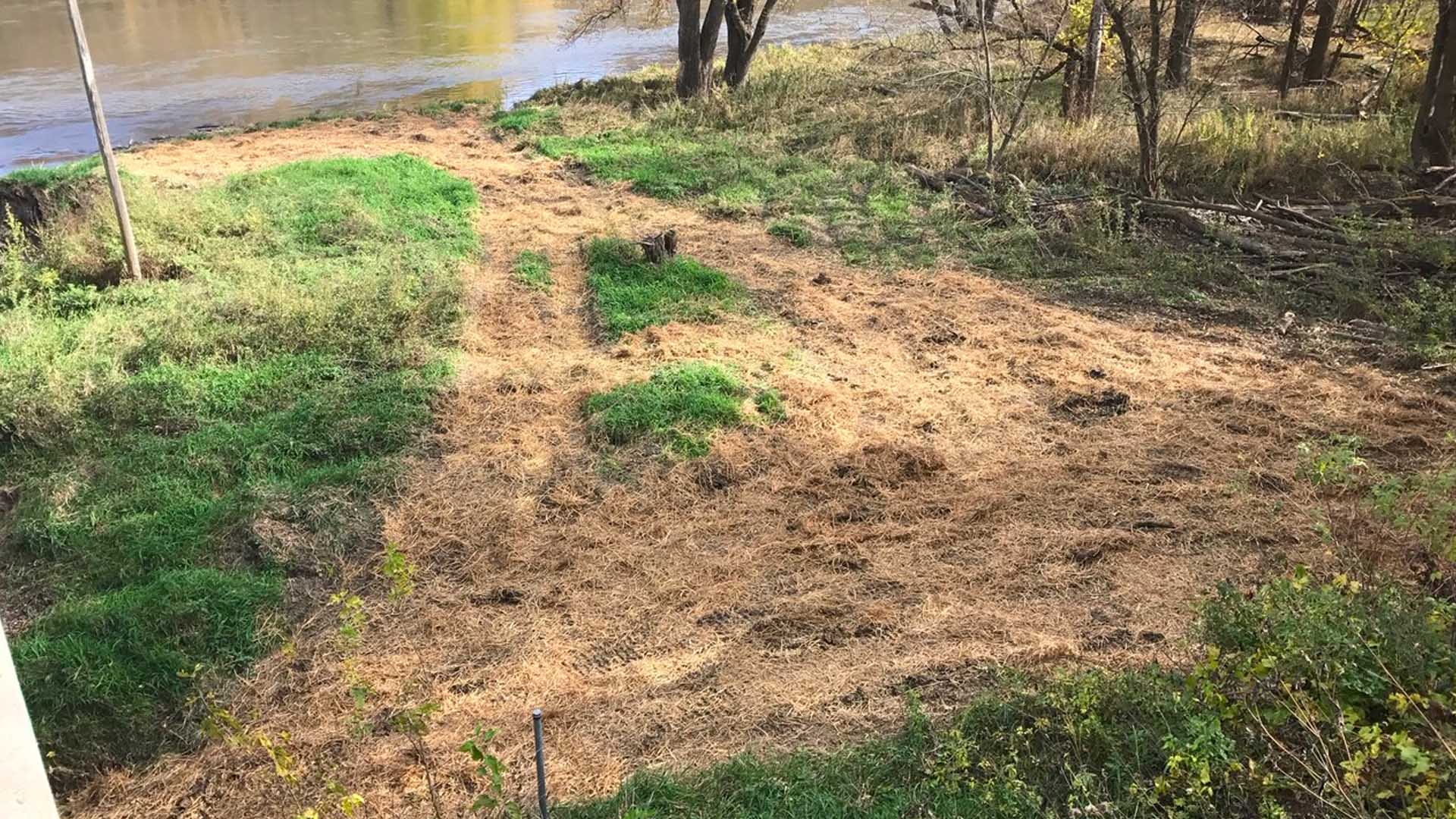 Ditch Reshaping/Erosion Control for IDOT – Iowa Earth Works